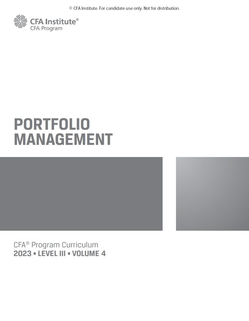 Pdf Cfa 2023 Level 3 Curriculum Volume 4 Level Iii Cfai Shop