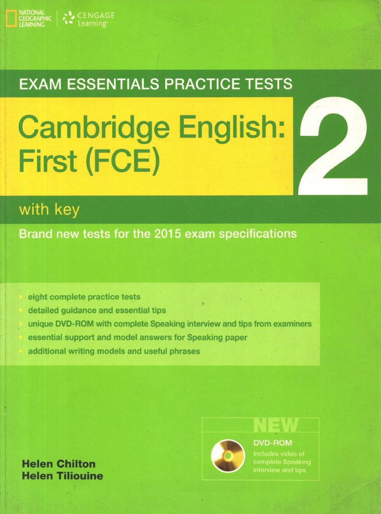 PDF + Mp3 + DVD | Cambridge English First FCE with key, Book 2, Exam ...