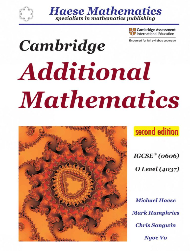 PDF | Cambridge additional mathematics IGCSE (0606)and O level Haese ...