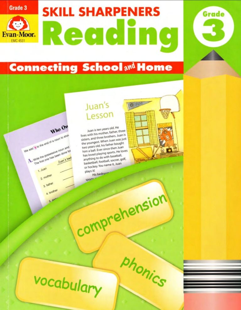 (download PDF) | Skills Sharpeners Reading Grade 3, Connecting School ...